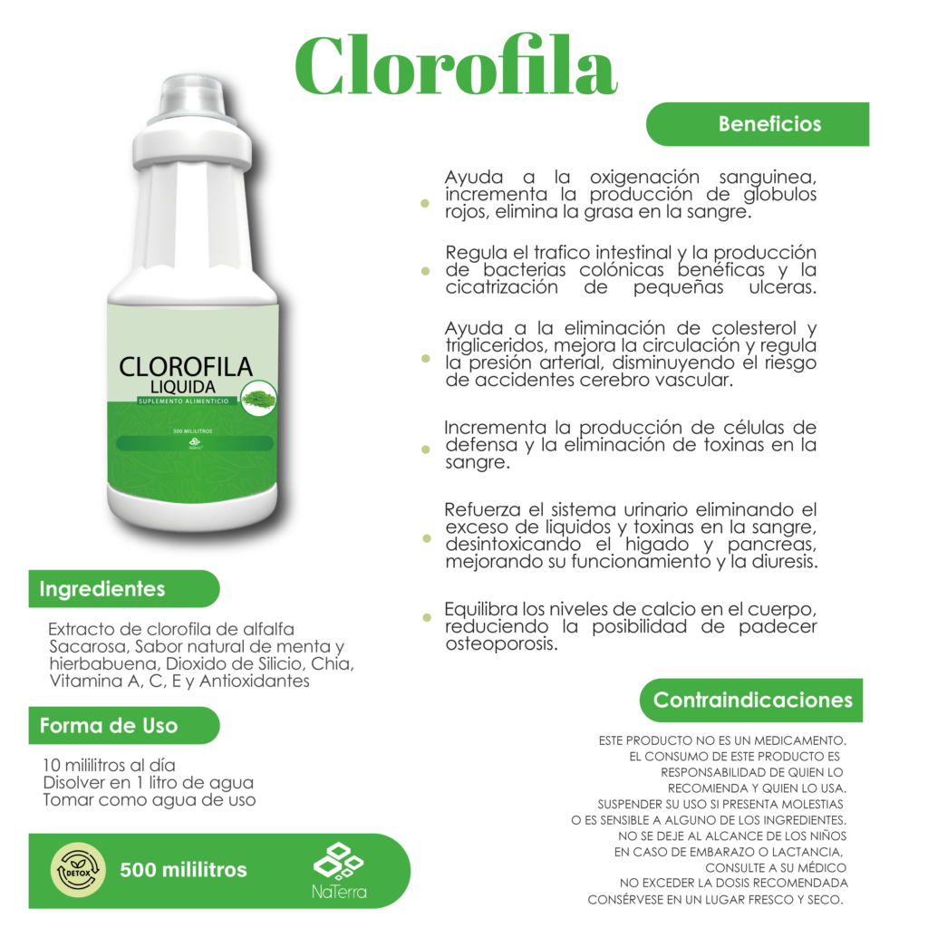 Clorofila 500 ml – NATERRA